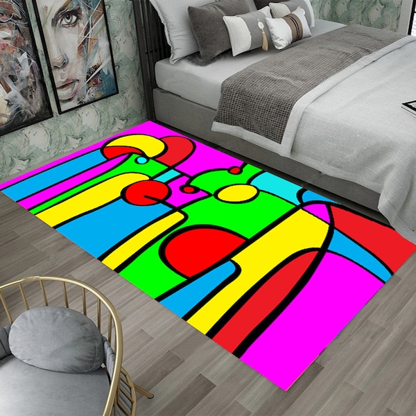 Funky Rug - Etsy