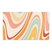 Unique Retro Pastel Colors Area Rugs. Groovy Rug Dorm Decor - Etsy