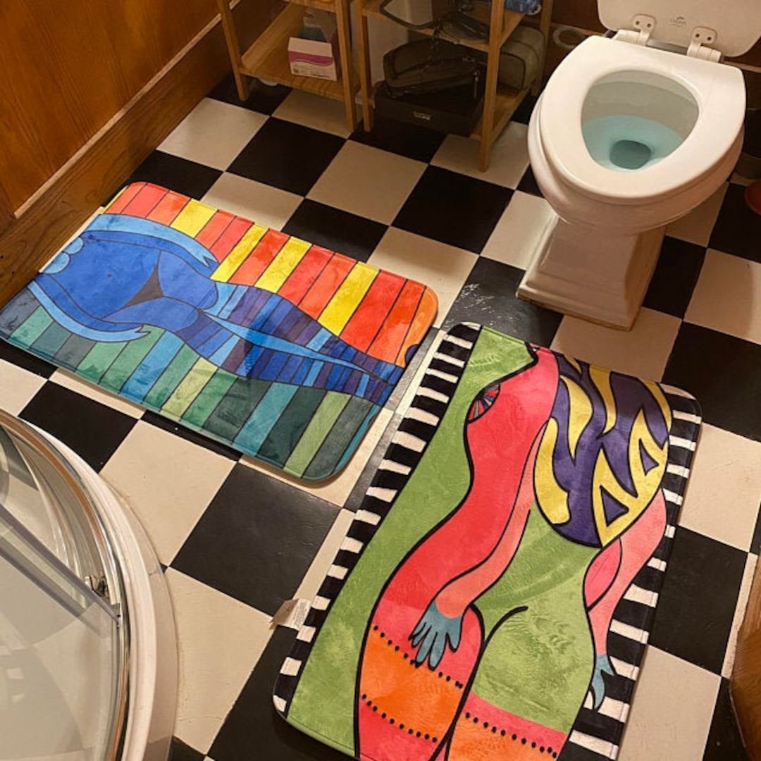 Unique FUNKY RUGS, Funky Rug, Bath Mat, Funky Bath Mat, Naked Women ...