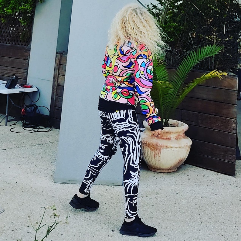 Cotton Blazer: Funky Bohemian Art Print Jacket - Etsy