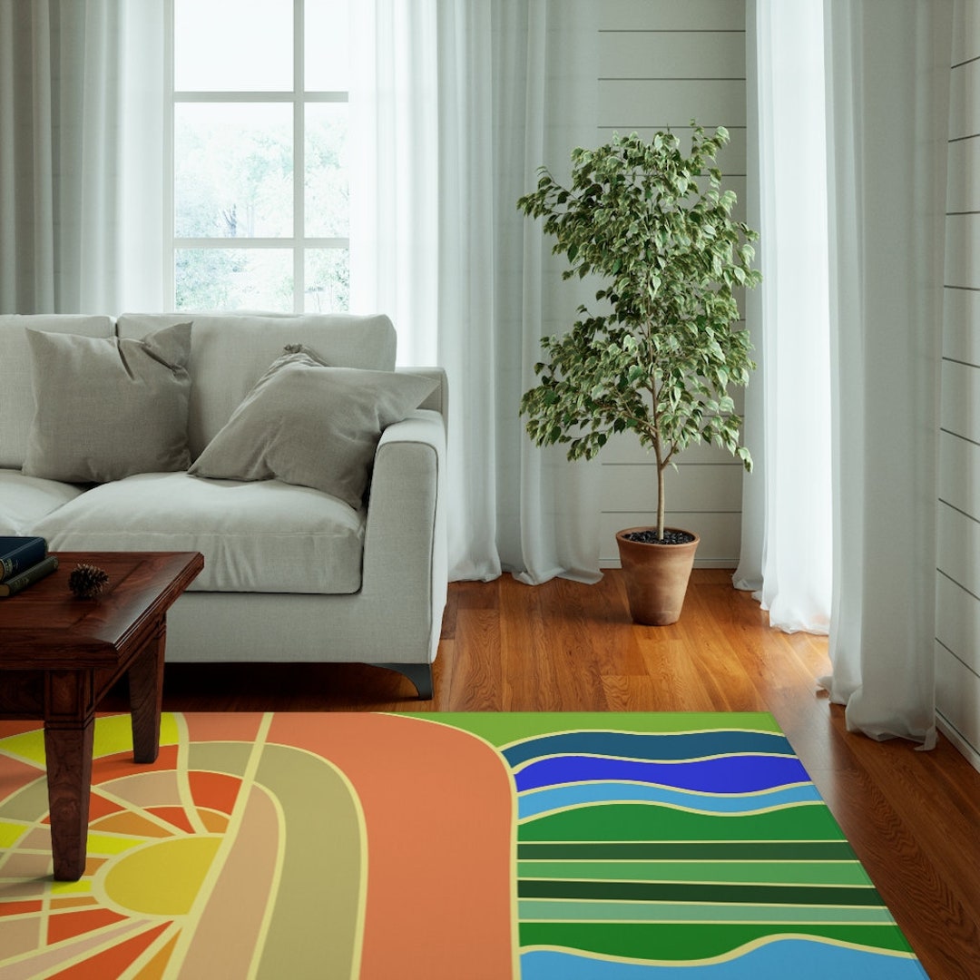 FUNKY RUGS, Funky Rug, Original Design Rug Large Rug 5x7 Bedoom Rugs ...