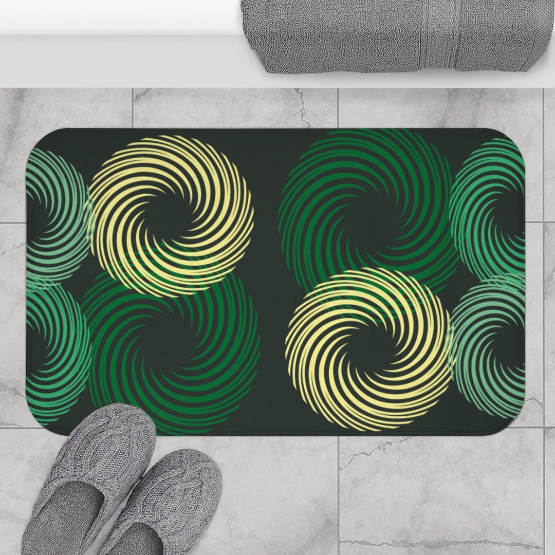 FUNKY RUGS, Funky Rugs, Sage Green Bath Mats Green, Bath Mat, Green ...