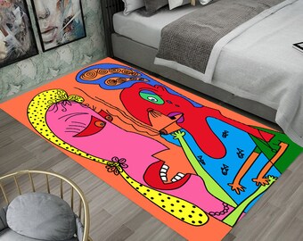 Pop Art Area Rugs - Etsy