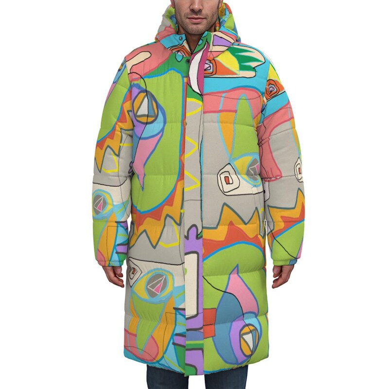 Long Puffer Coat - Etsy