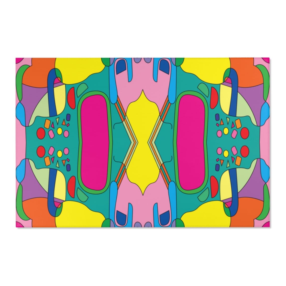 Funky Rug Boho Style Rug Pop Art Area Rug Bedroom Rugs - Etsy