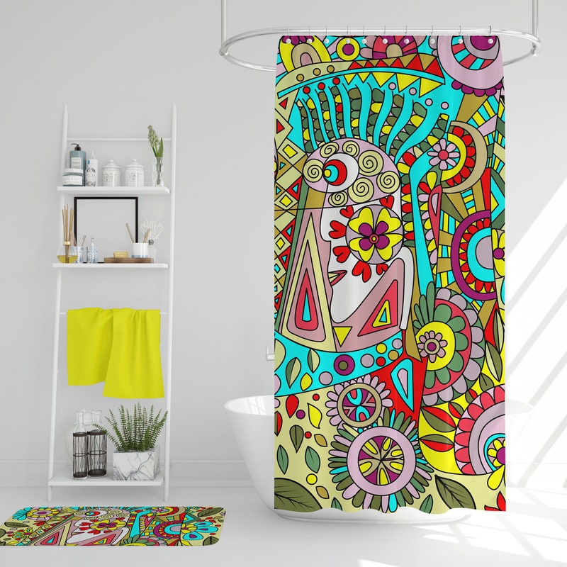 Funky Shower Curtain - Etsy