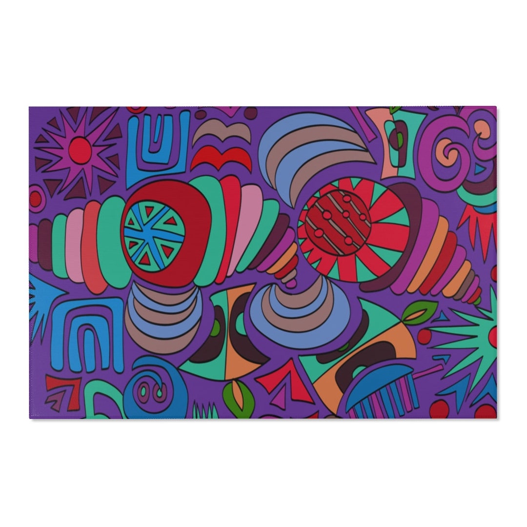 Dopamine Home Decor Rugs, FUNKY RUGS, Funky Area Rug, Cool Carpet ...