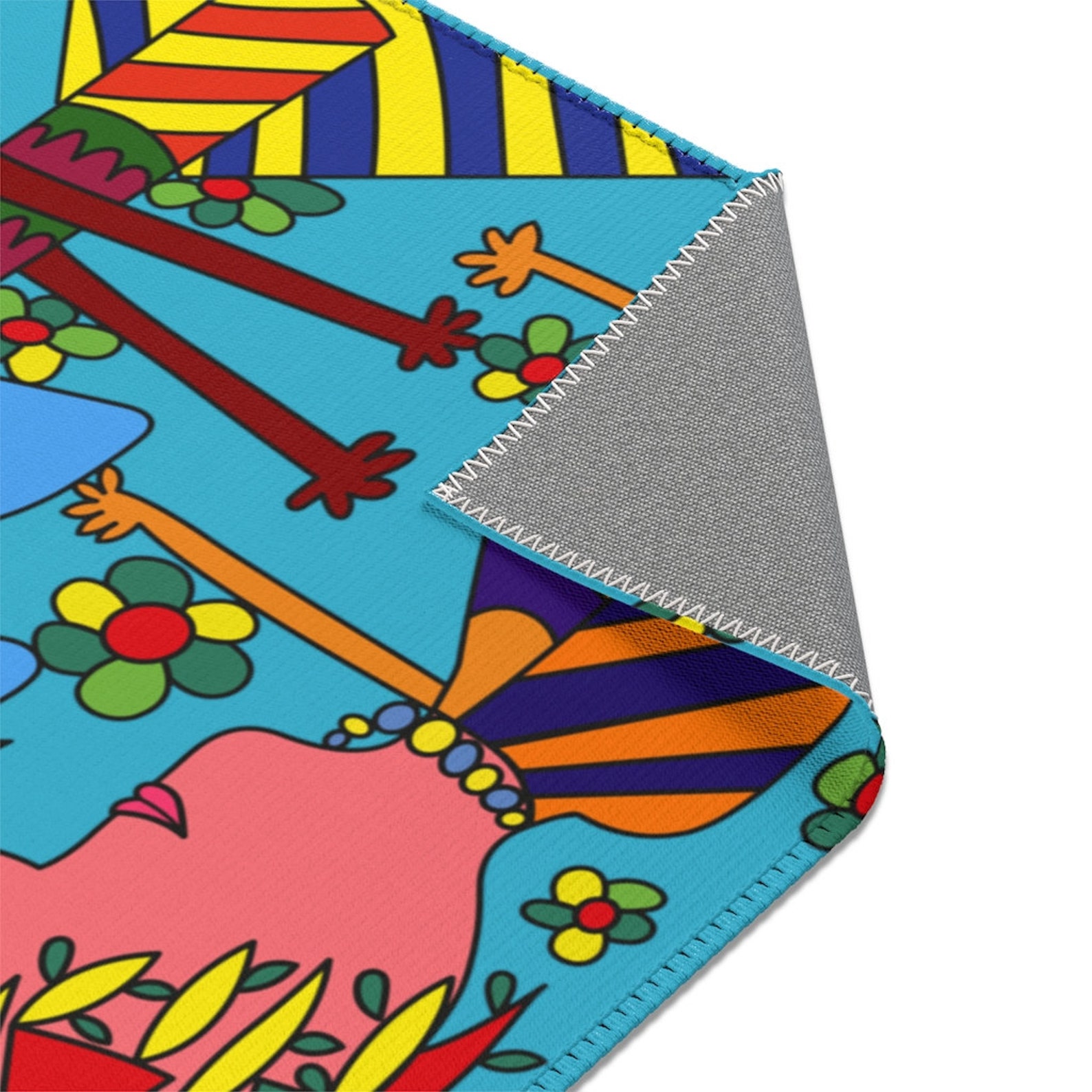 Funky Area Rug Modern Art Rug Unique Designer Area Rug Pop - Etsy