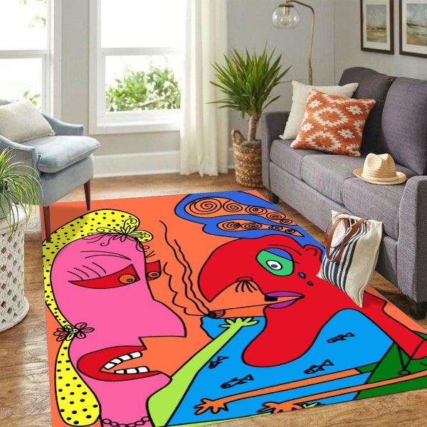 Funky Rug - Etsy