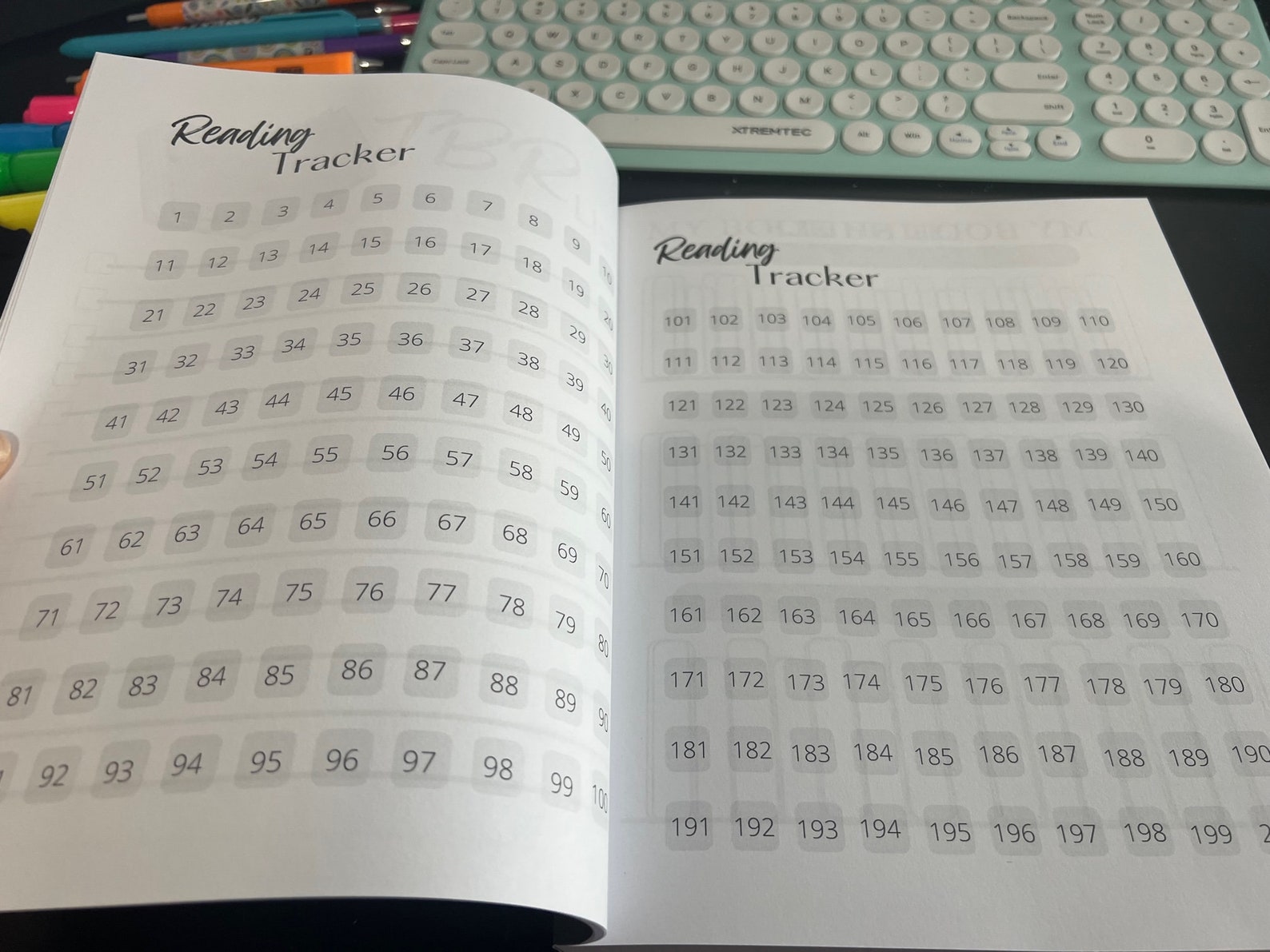 My Reading Tracker and Book Review Journal - Etsy