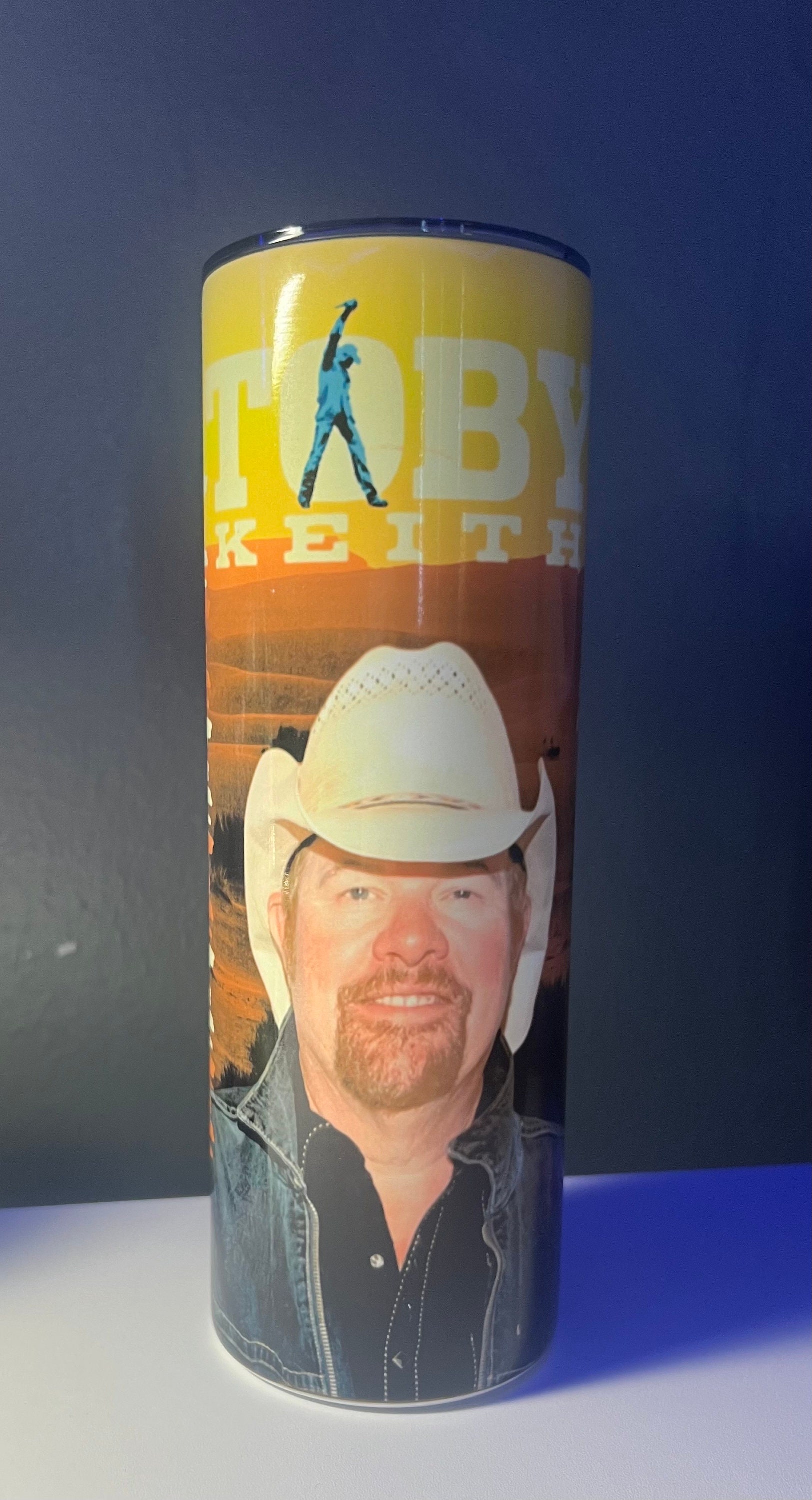 Cheers to Toby Keith : Country Music Legend 20oz Tumbler, Country Music ...