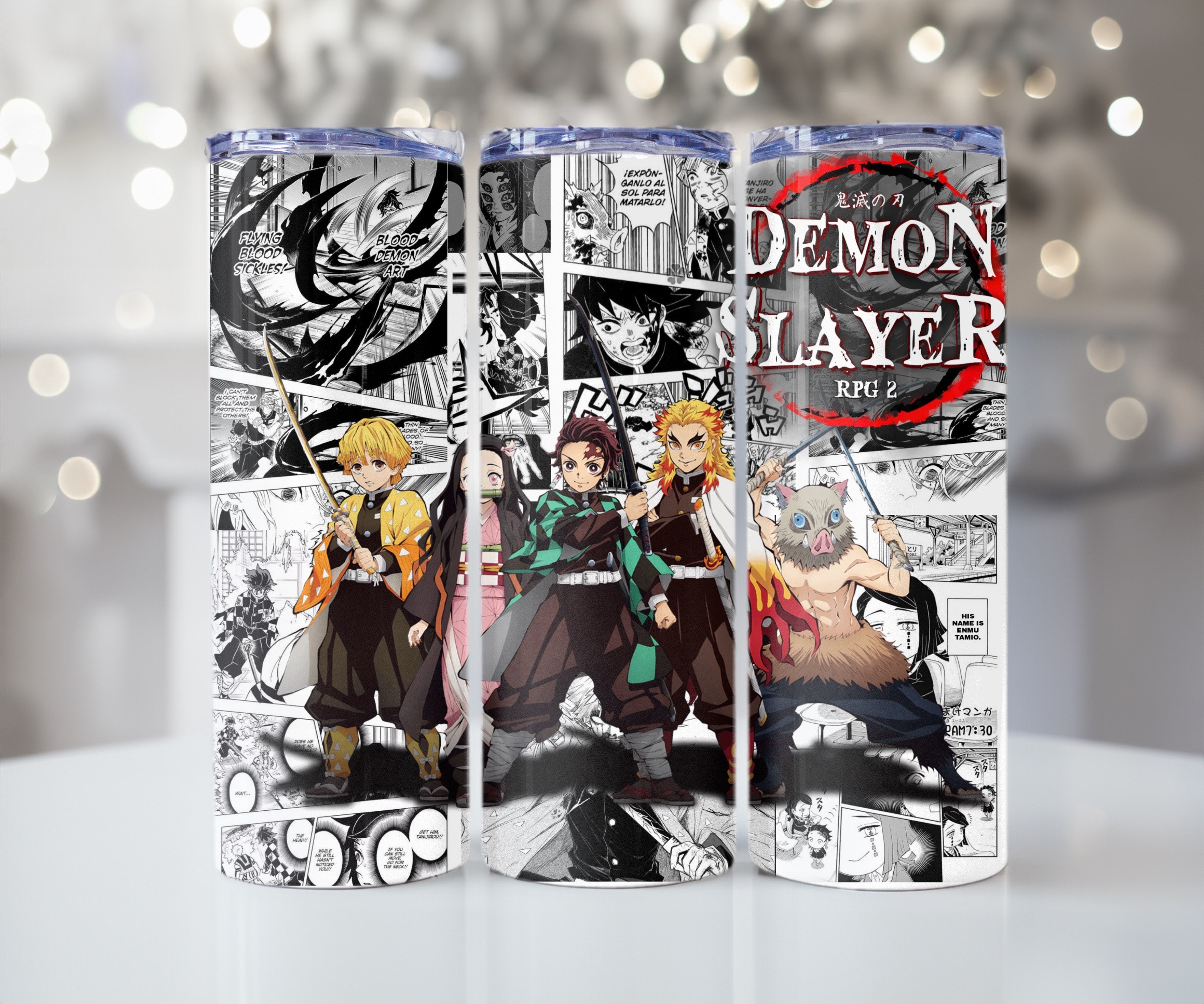 Demon Slayer Anime Tumbler - Personalized With Your Favorite Characters ...