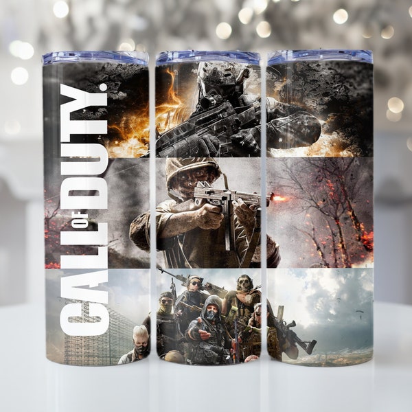 Call of Duty Tumbler - Etsy