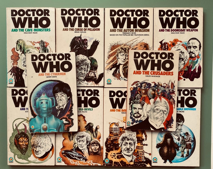 10 Original Doctor Who Novels Gift 1st 2nd & 4rd Doctor 1978 1981 ...