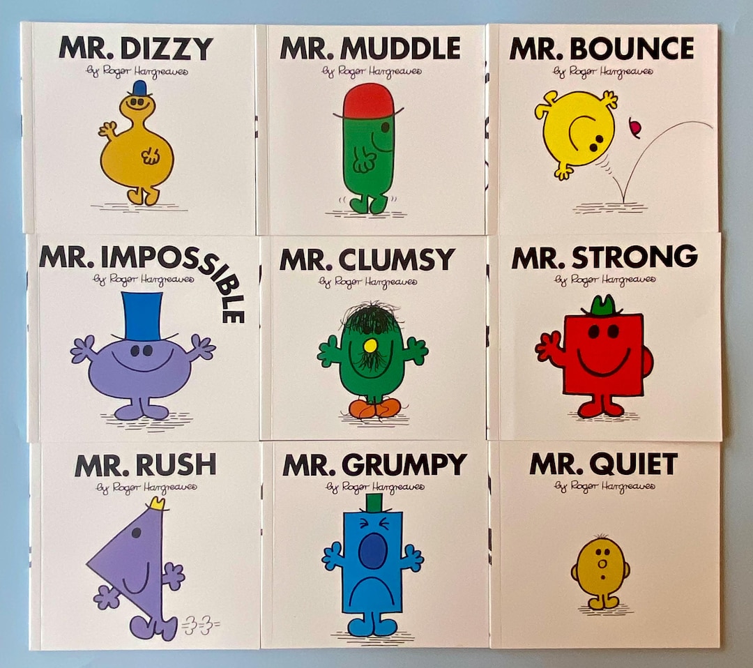 Mr Men 1990s Roger Hargreaves Books Original Vintage Mr Men Books Mr ...