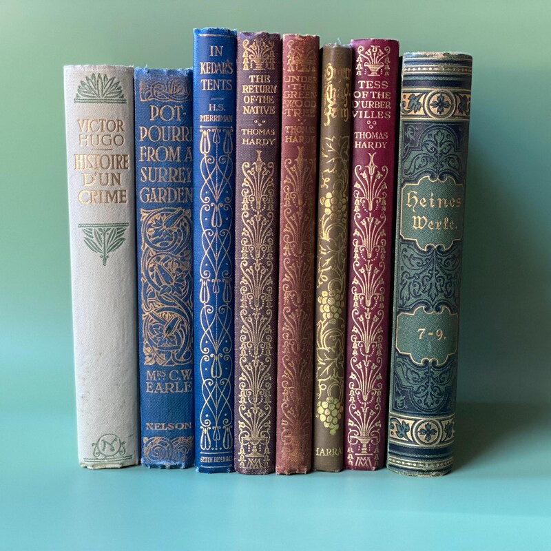 Beautiful Old Books - Etsy