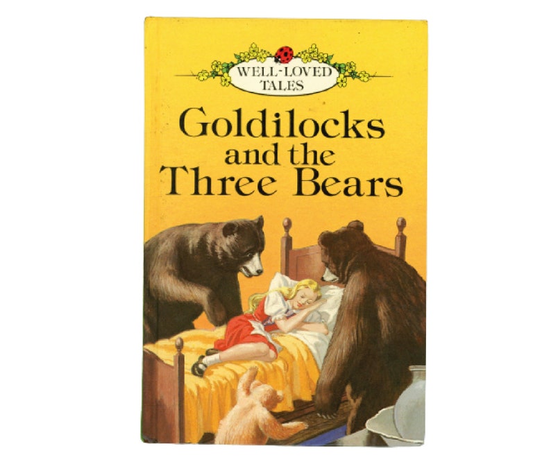 Goldilocks and the Three Bears Ladybird Books of Well Loved - Etsy