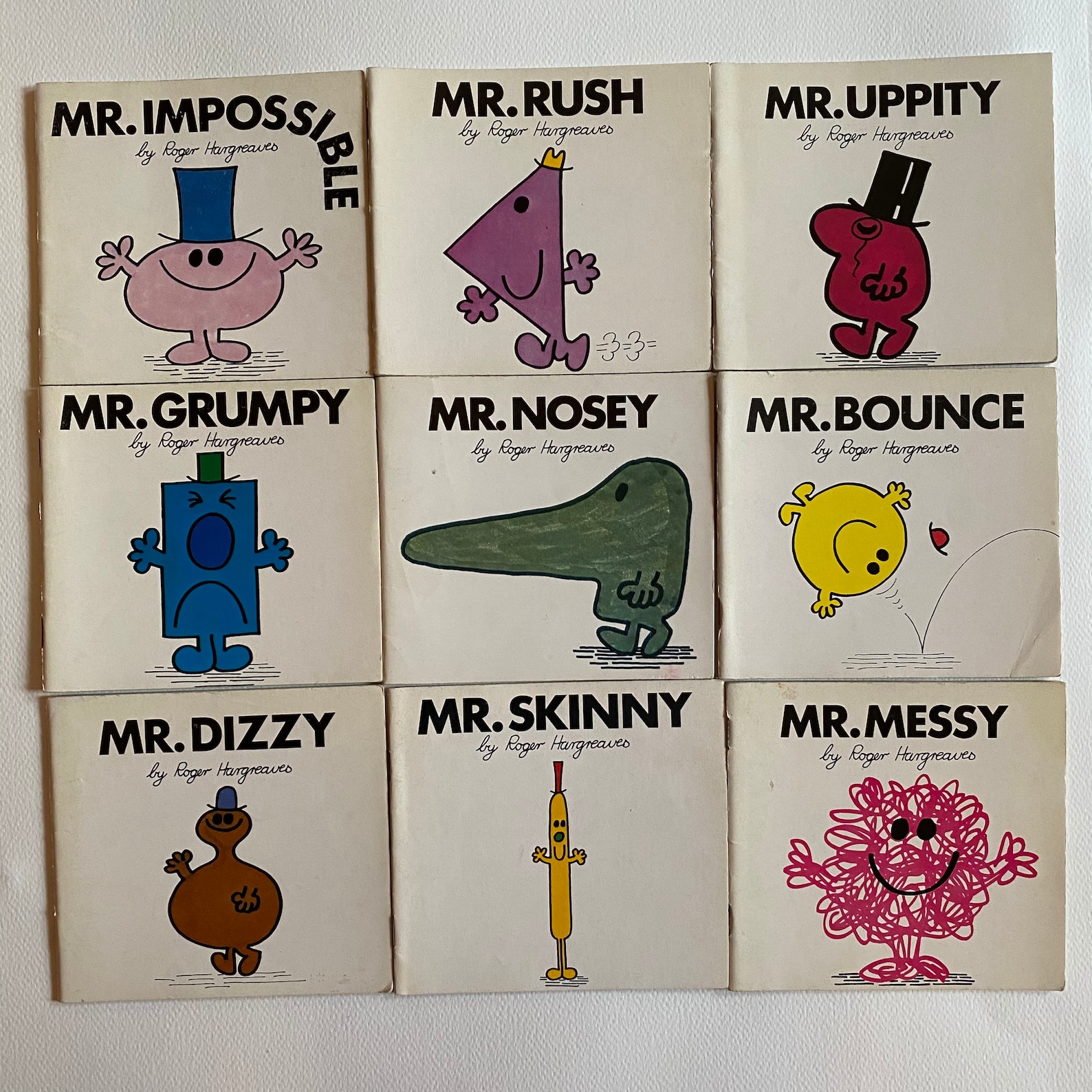 Mr Men 1970s Rare Collection of 39 Roger Hargreaves Books | Etsy UK