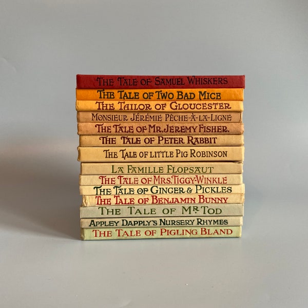 Beatrix Potter Bookshelf - Etsy