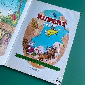 1974 Vintage Rupert the Bear Annuals Not Price-clipped Children's ...