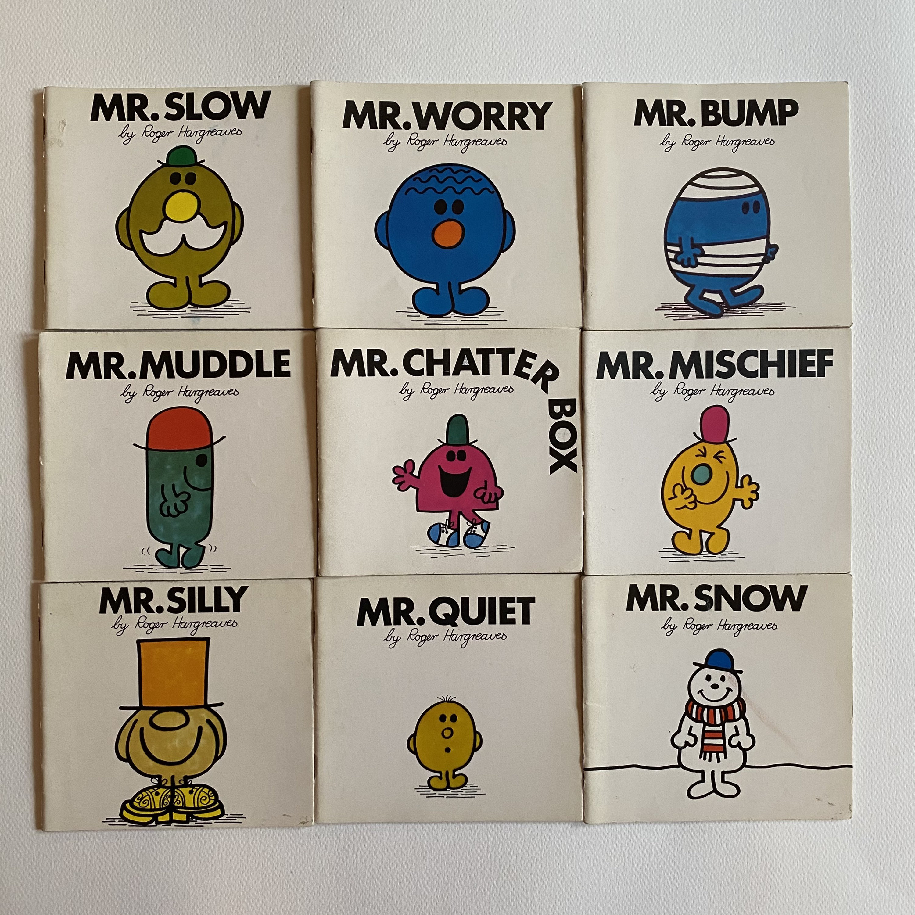 Mr Men 1970s Roger Hargreaves Books Original Vintage Mr Men - Etsy Canada
