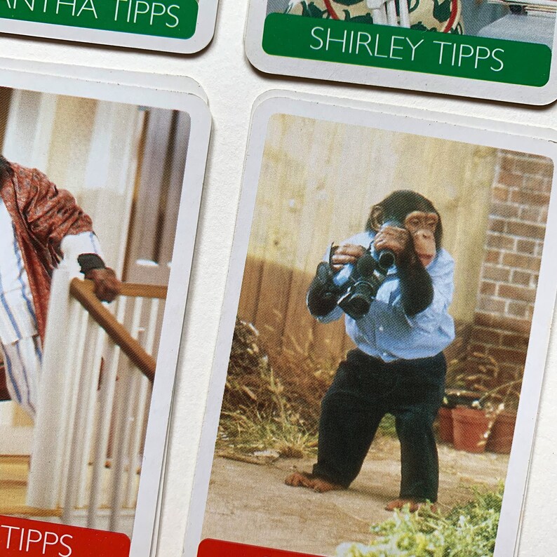 Vintage PG Tips Chimps Snap Card Game Bond Brooks Foods | Etsy UK