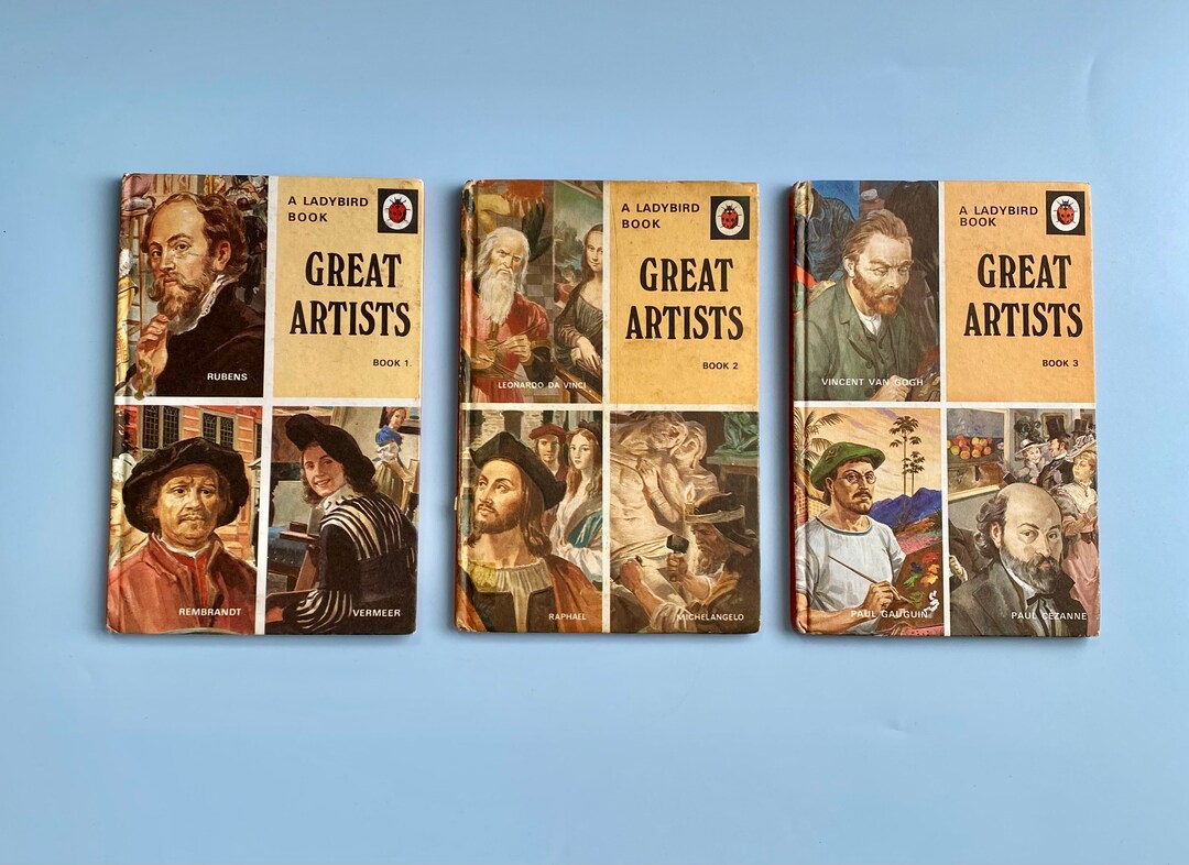Rare Ladybird Book Full Set 3 Great Artists 1970s Art Lovers Gift Art ...