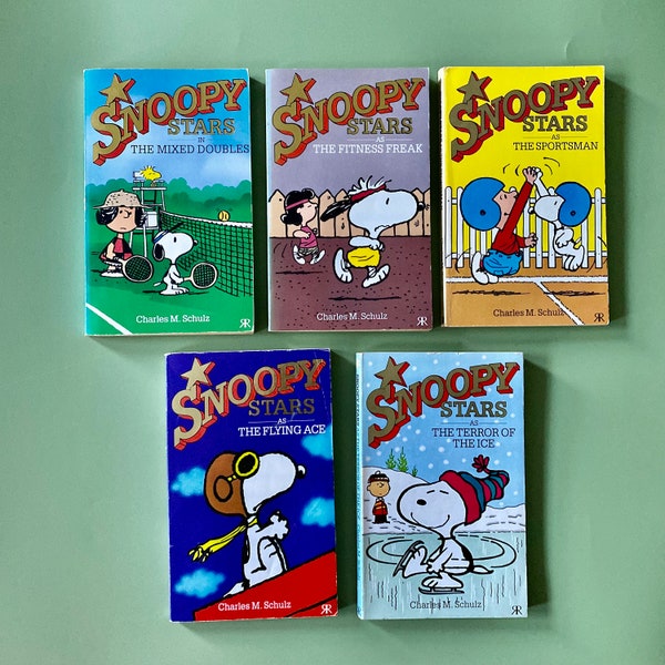 Snoopy Vintage Books - Etsy