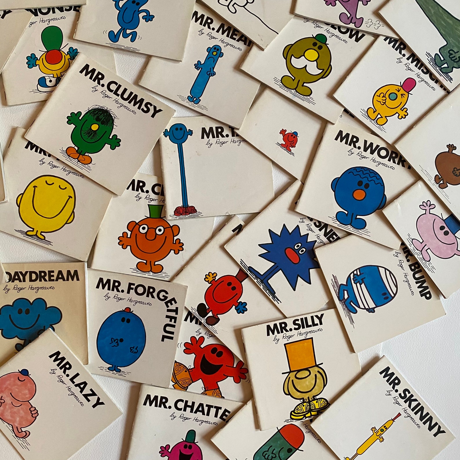 Mr Men 1970s Rare Collection of 39 Roger Hargreaves Books - Etsy UK