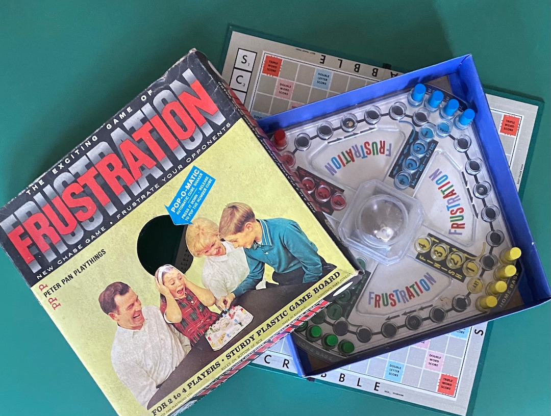 Vintage Frustration 1965 Original Game Made in England Peter Pan ...