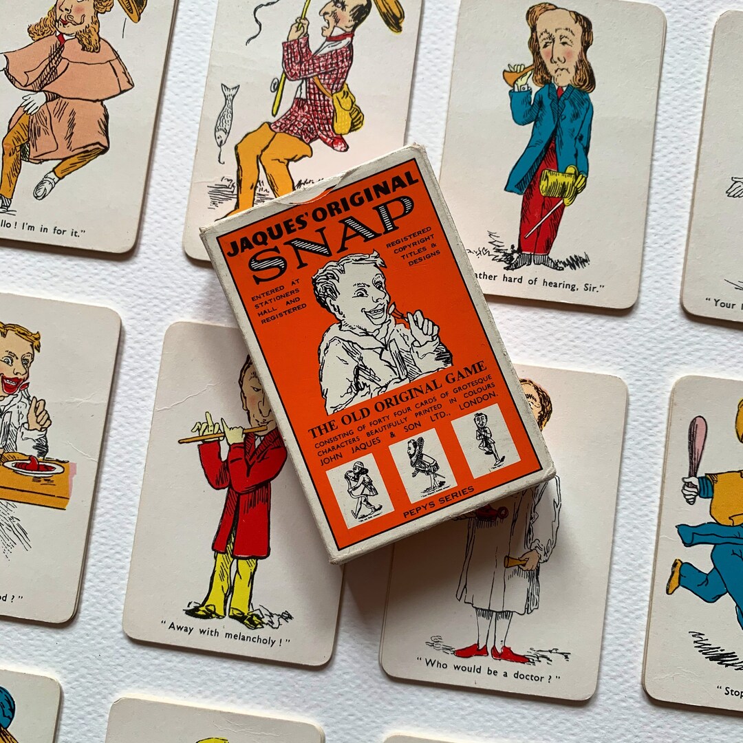 Vintage Illustrated Jaques Original Snap Pepys Series 190s Vintage Card ...