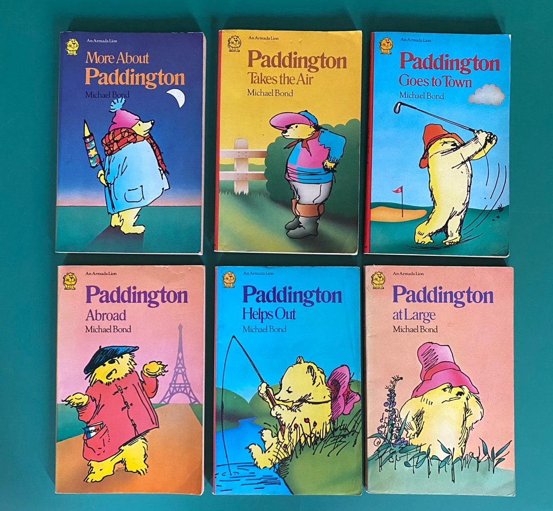 Armada Lion Paddington 6 Book Collection Michael Bond Paddington 1970s ...