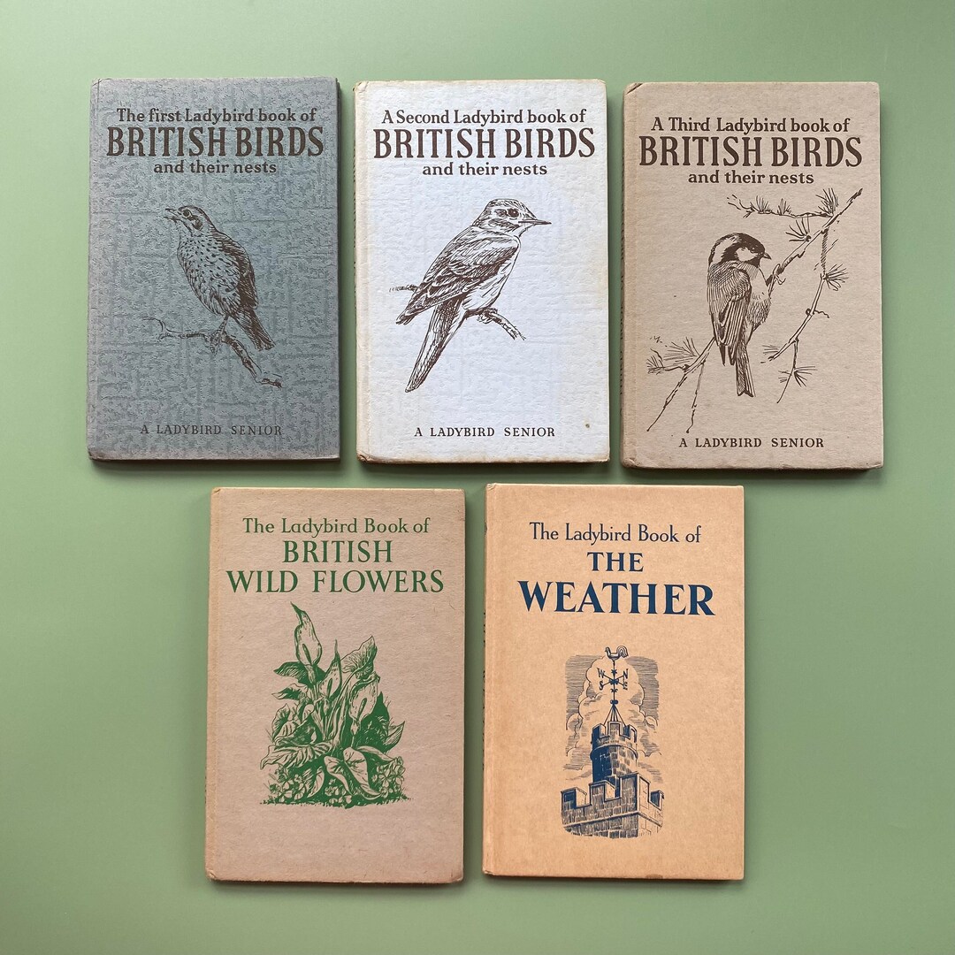 Ladybird First Edition Undated Books of British Birds & Nature Series ...
