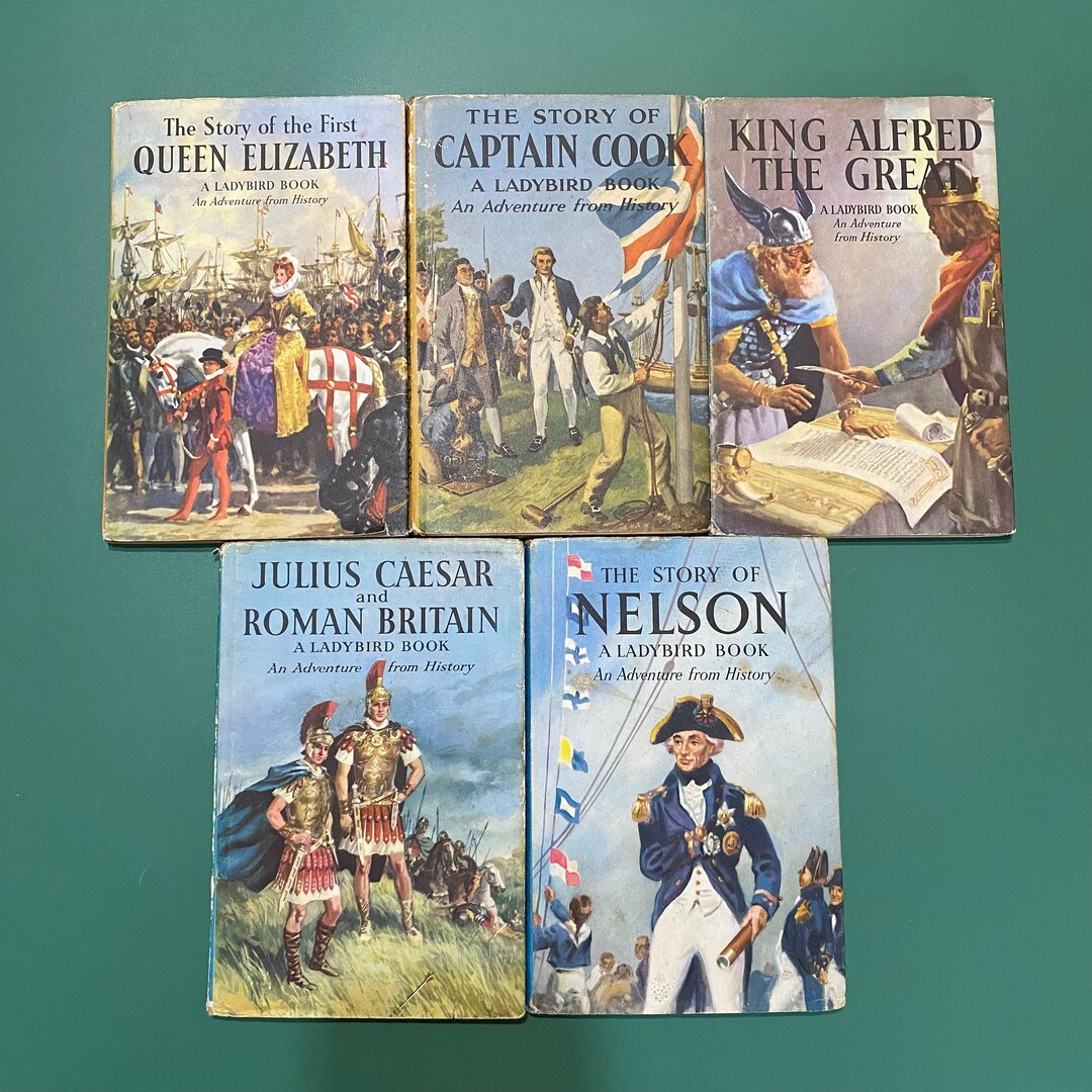 Set of 6 Ladybird Books Adventure From History 1950 1960s Gift Series ...