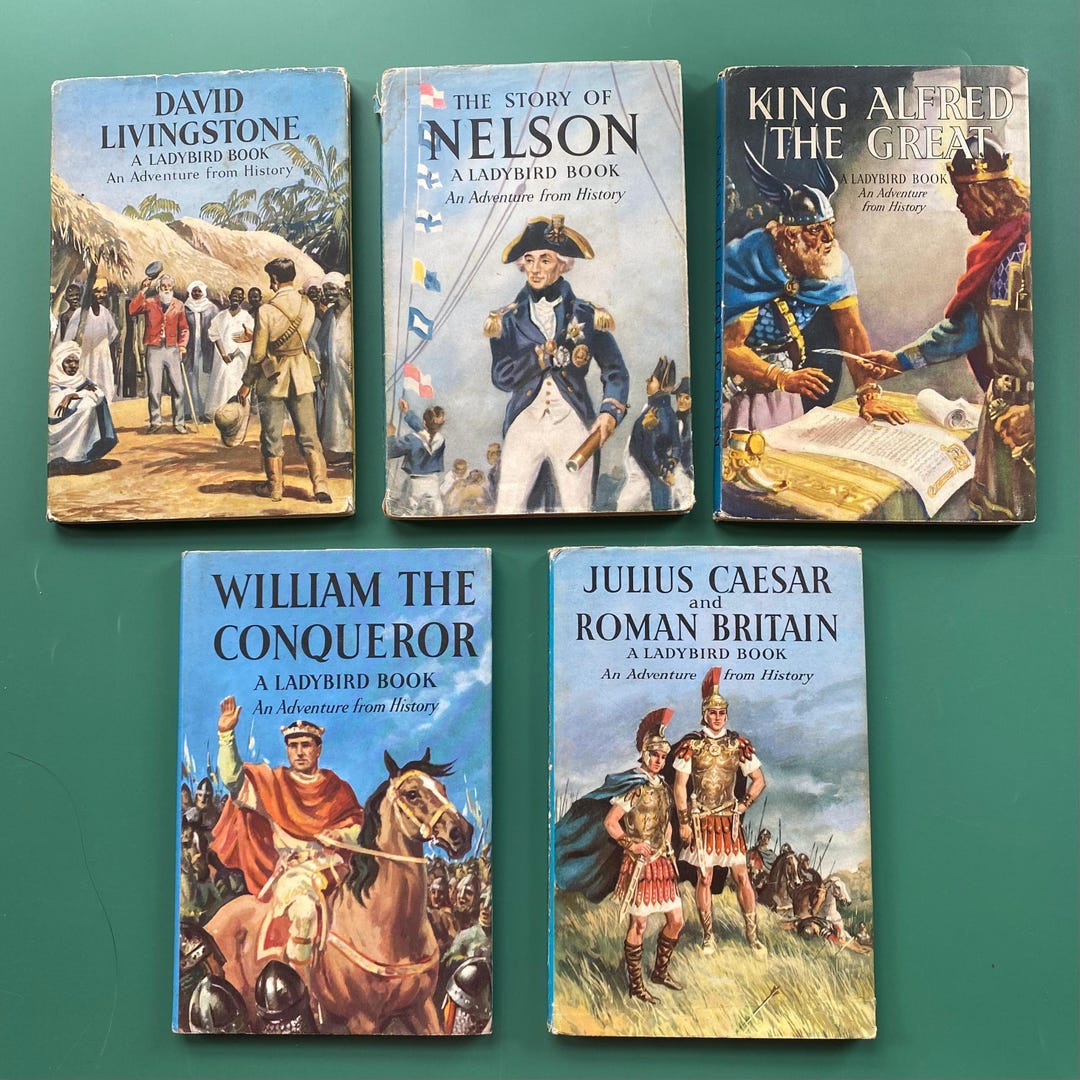 Set of 5 Ladybird Books Adventure From History 1950 1960s Gift Series ...