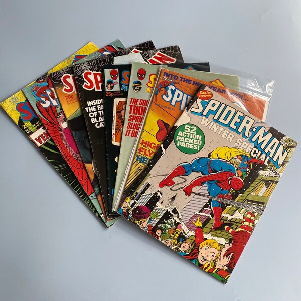 Rare Spiderman Comic - Etsy