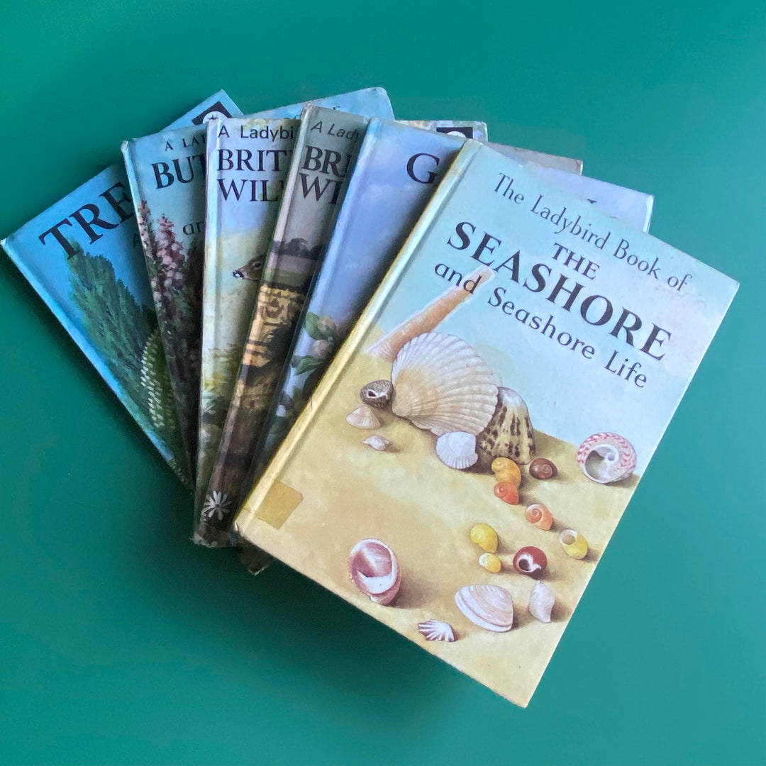 Ladybird Nature Book Set of 6 British Wild Flowers & Animals Books ...