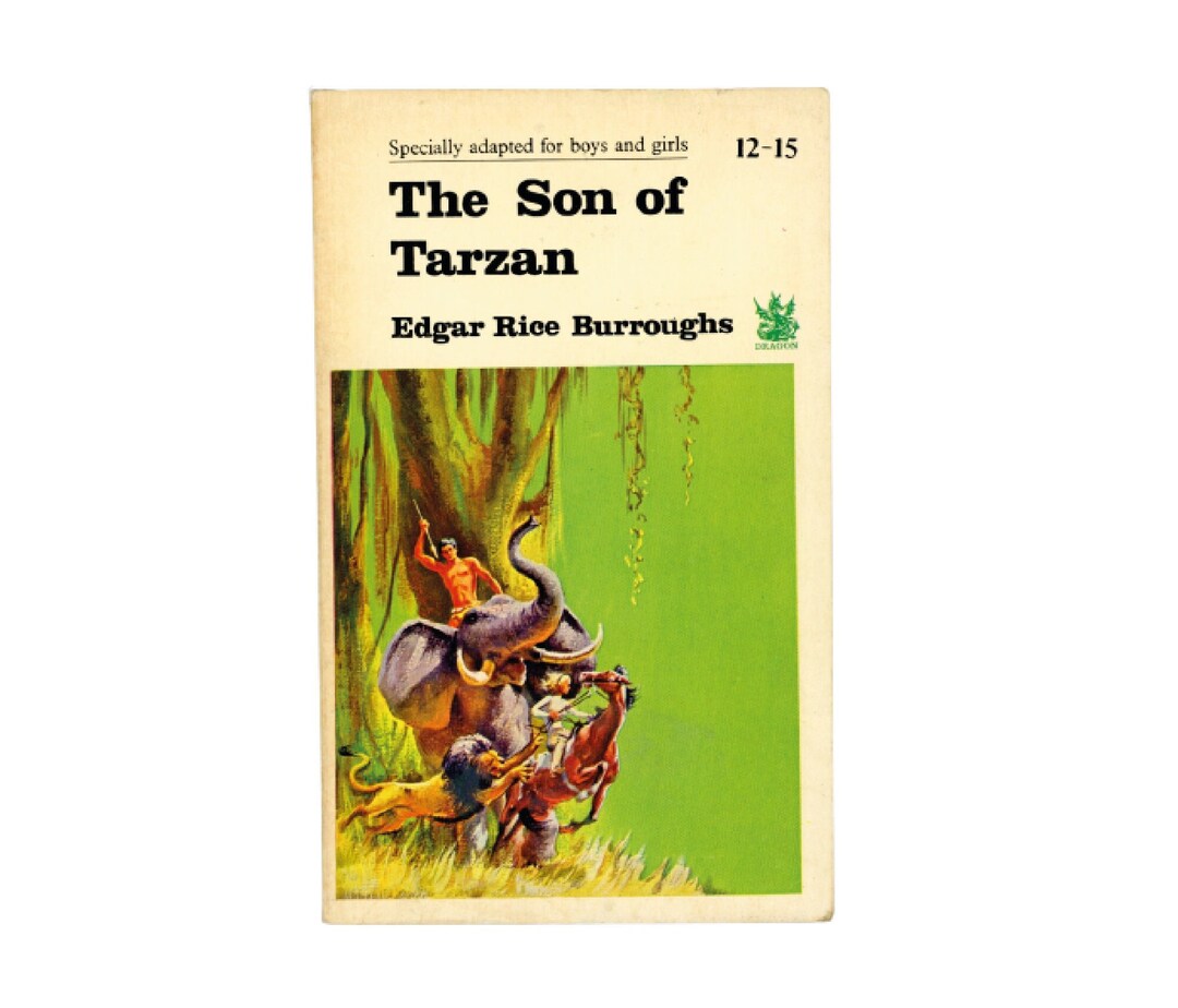 The Son of Tarzan edgar Rice Burroughs Dragon Books 1967 Childrens ...