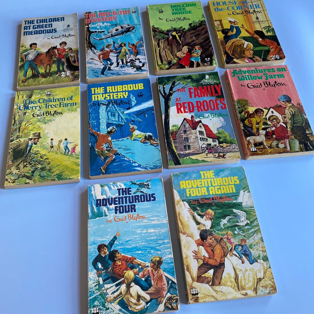10 Early Enid Blyton Mystery Series Vintage Armada Books - Etsy