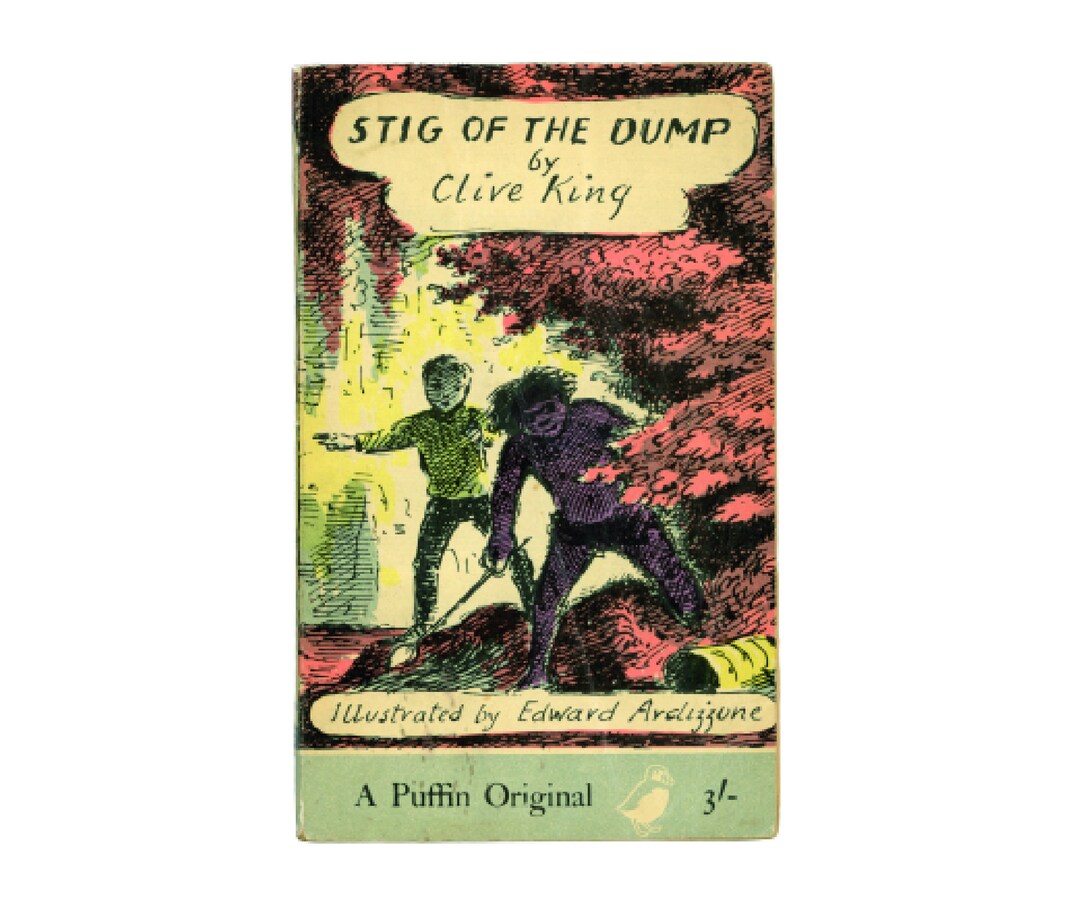 Stig of the Dump Clive King 1970's Puffin Original Childrens Bedtime ...