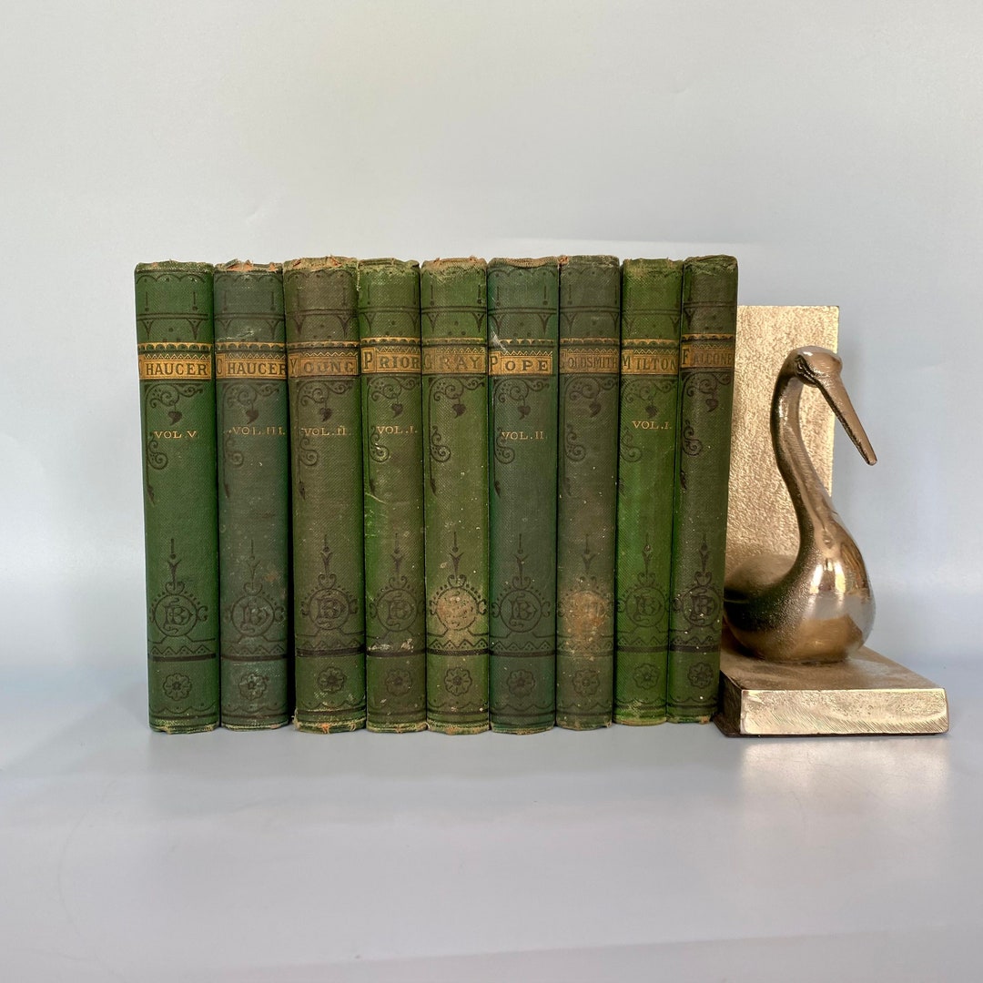 Collection of 9 the Aldine Edition of the British Poets Milton Young ...