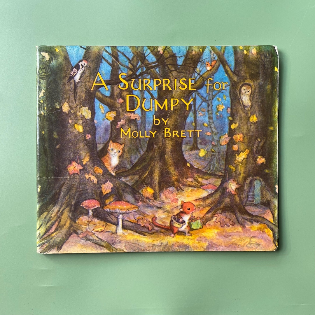 A Surprise for Dumpy Molly Brett Book Animal Stories Medici Society ...