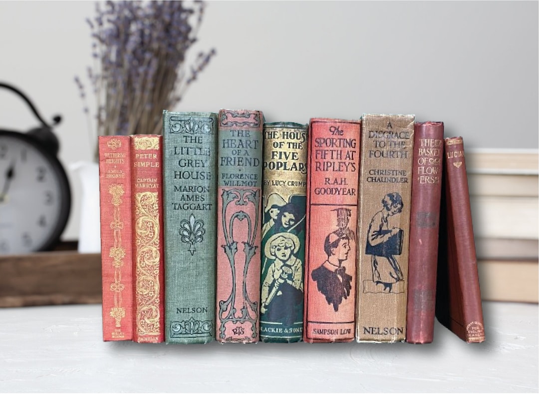 Adopt A Decorative Hardback Books Old Vintage Upcycled Well Loved ...