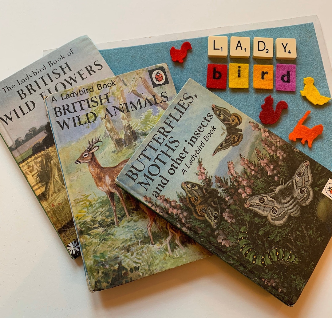 Ladybird Nature Books British Wild Flowers & Animals 1950s 1960s ...