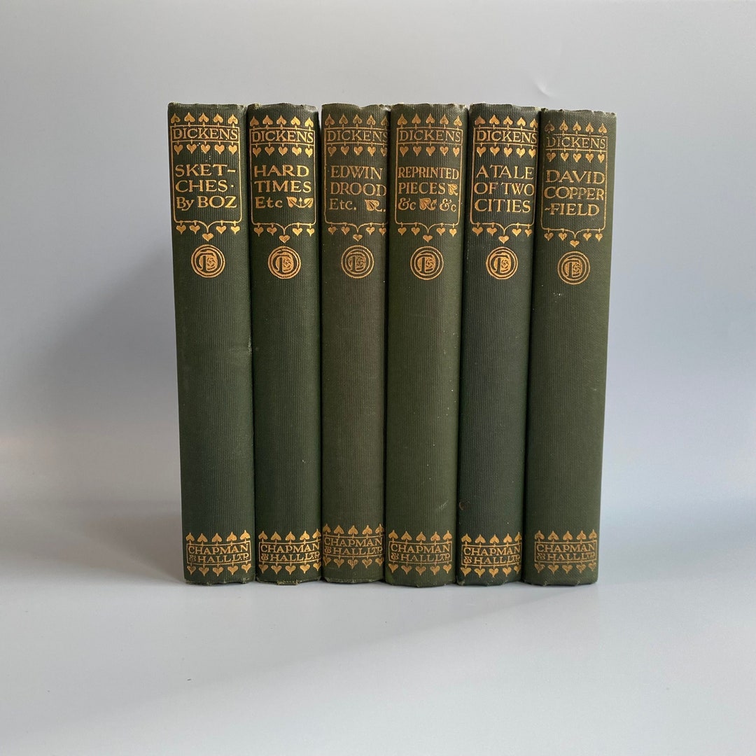 Charles Dickens Set 6 the Popular Edition Chapman & Hall Ltd 1907 Hard ...