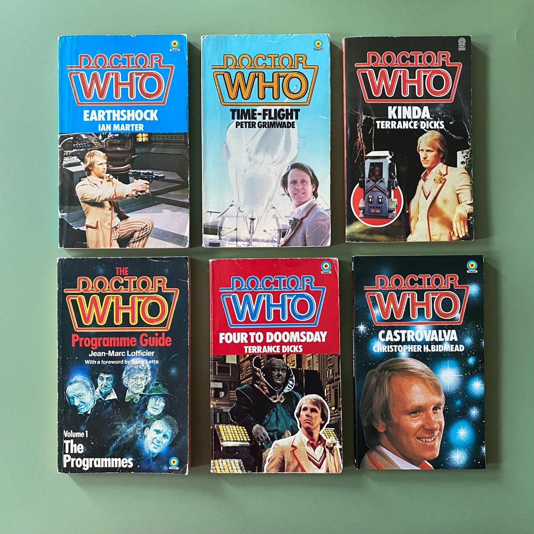 6 Excellent Doctor Who Books Gift 5th Doctor Who Novels 1982 1983 ...
