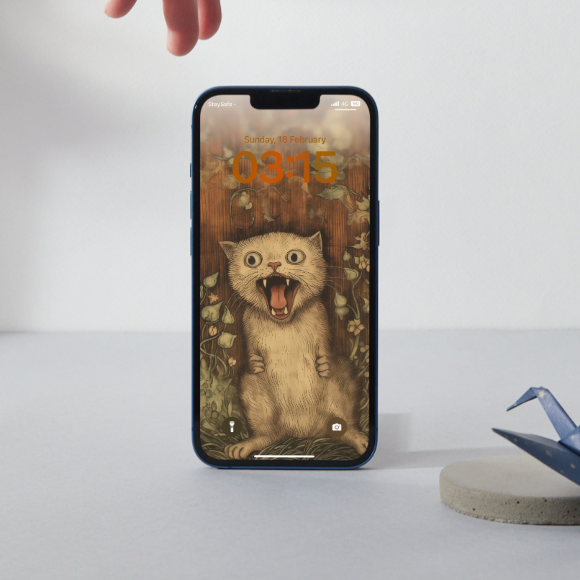 Cat Wallpaper, Phone Wallpaper, iPhone Wallpaper, Home Screen, Lock ...