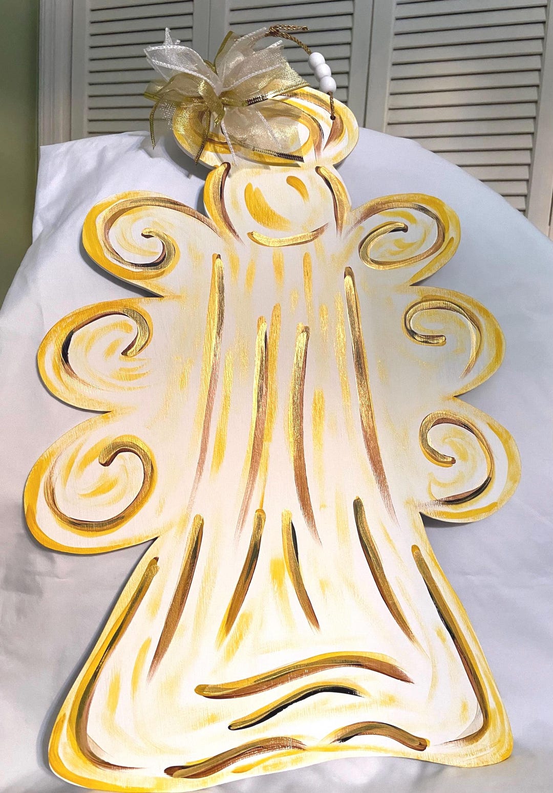 Christmas Angel Door Hanger - Etsy