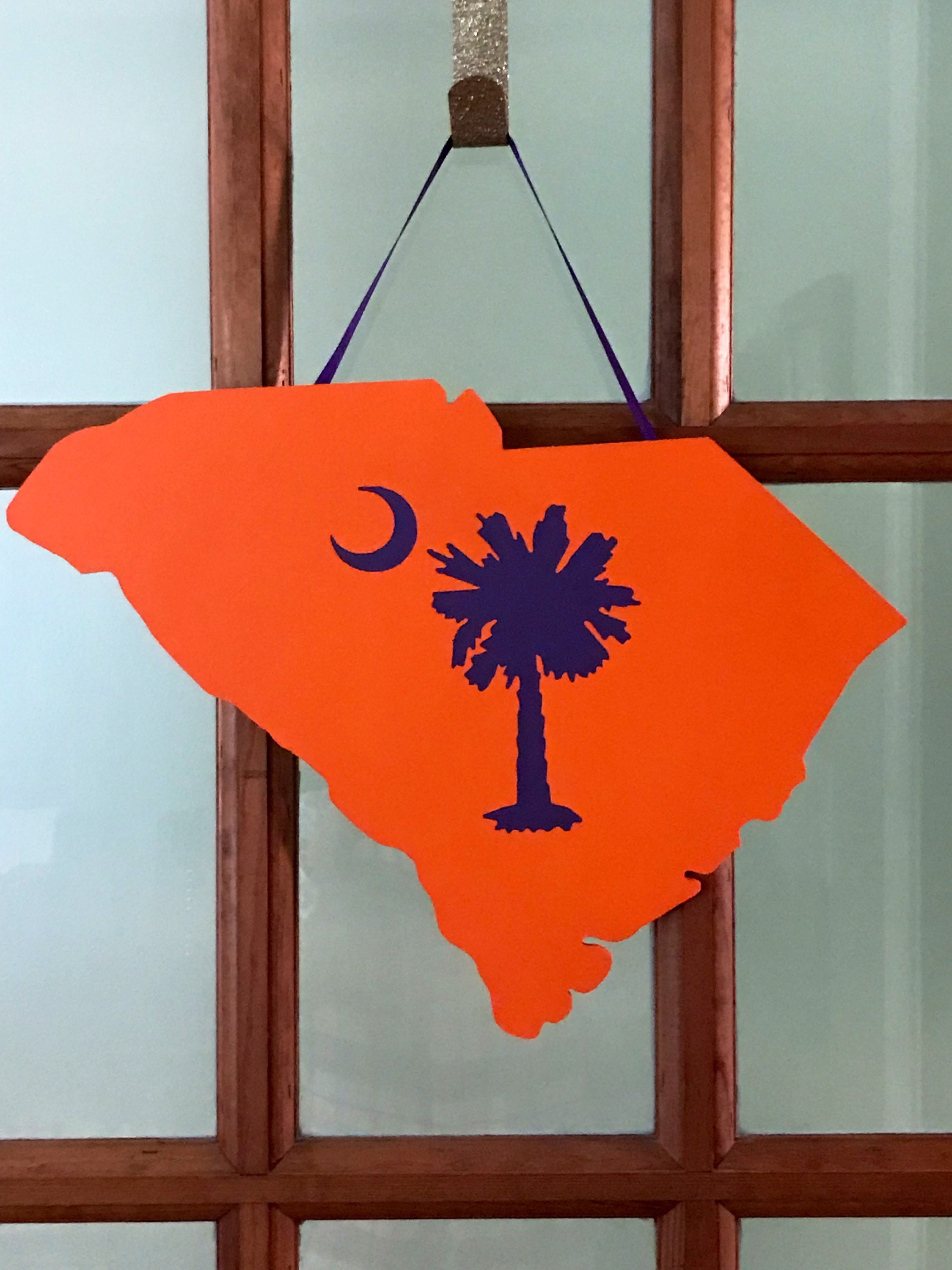 Clemson Tigers State Sign - Etsy