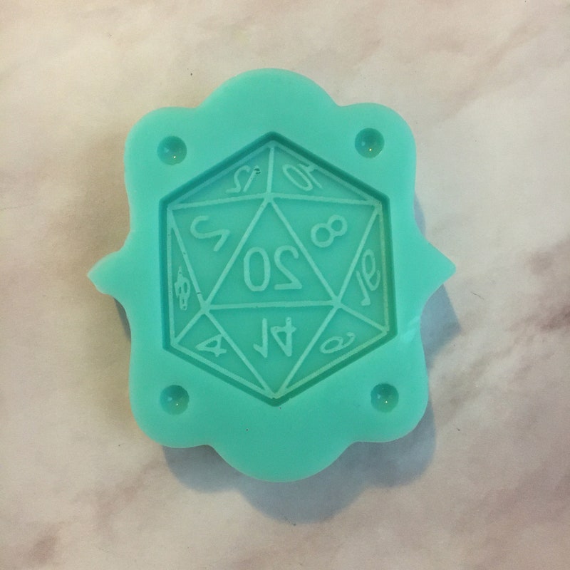 D20 Mold - Etsy
